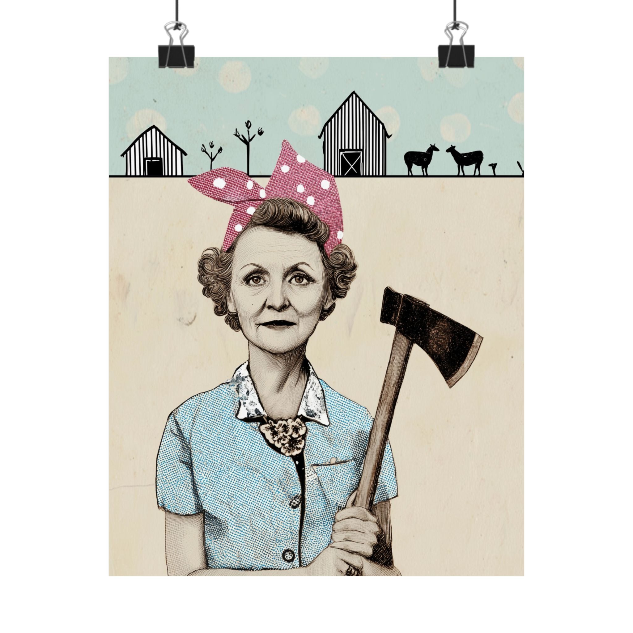Farming Granny – Picking Rasberrys